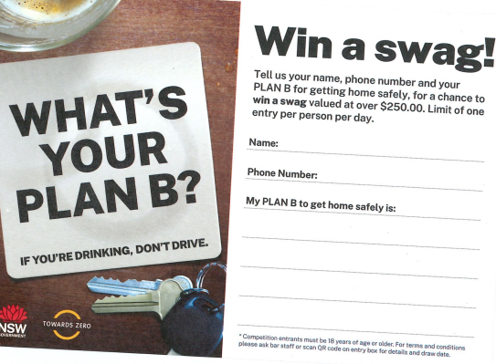Win a Swag with your Plan B! - Cootamundra Gundagai Regional Council